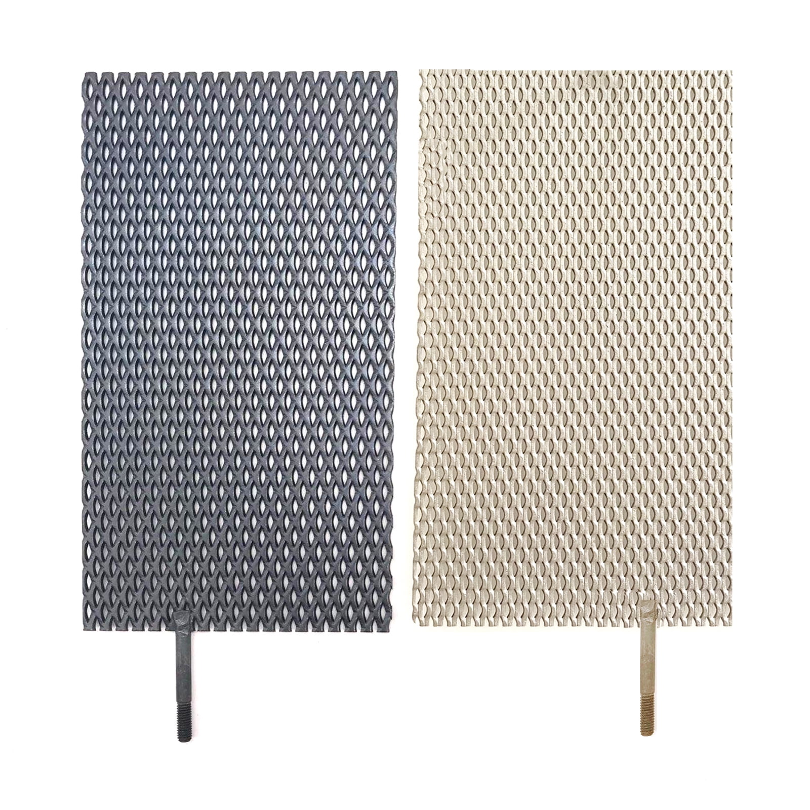 2PCS Electrodes, Titanium Anode Mesh with MMO Ruthenium-Iridium Coating ...