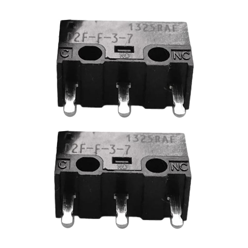 2PCS Ergonomic D2F-F-3-7 0.74N Mouse Microswitch for & Gaming Keyboards ...