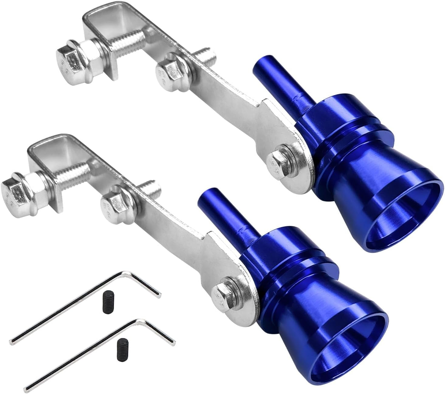 2PCS Exhaust Turbo Whistle, Loud Turbo Sound Booster Exhaust Muffler ...