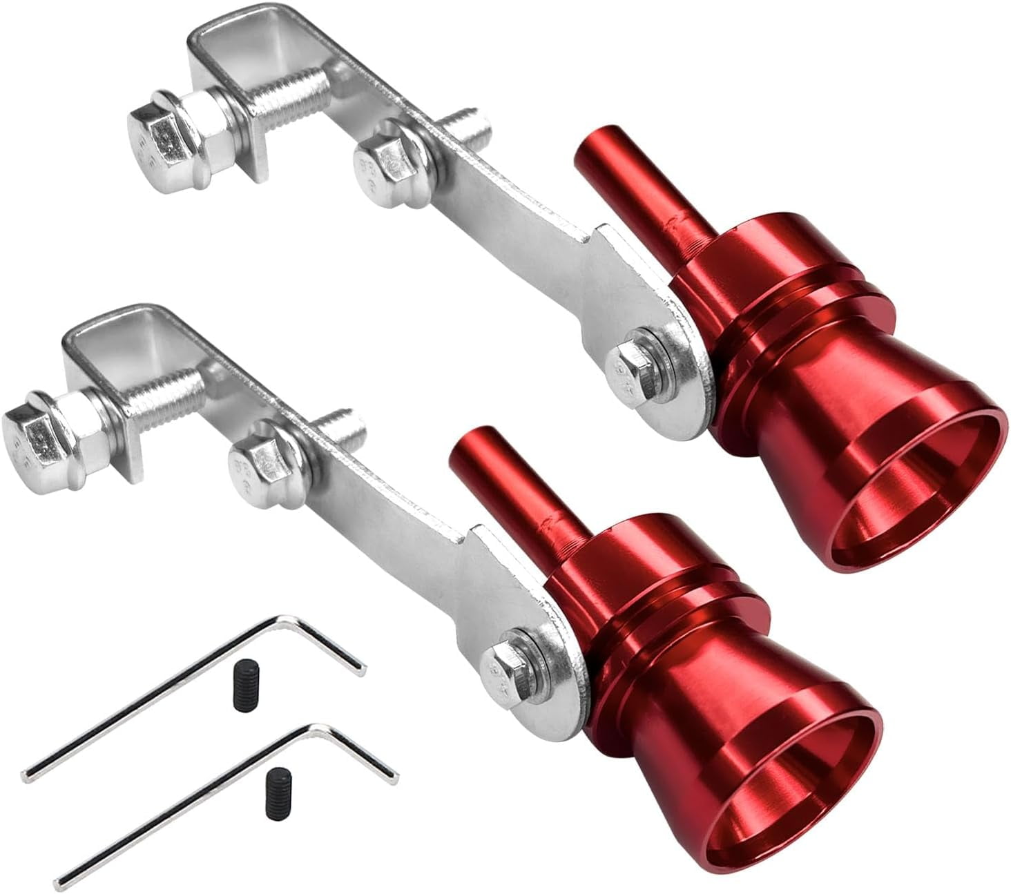 2PCS Exhaust Turbo Whistle, Loud Turbo Sound Booster Exhaust Muffler ...