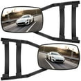 2PCS Extension Towing Mirror for Trucks, Universal Clamp-on Trailer ...