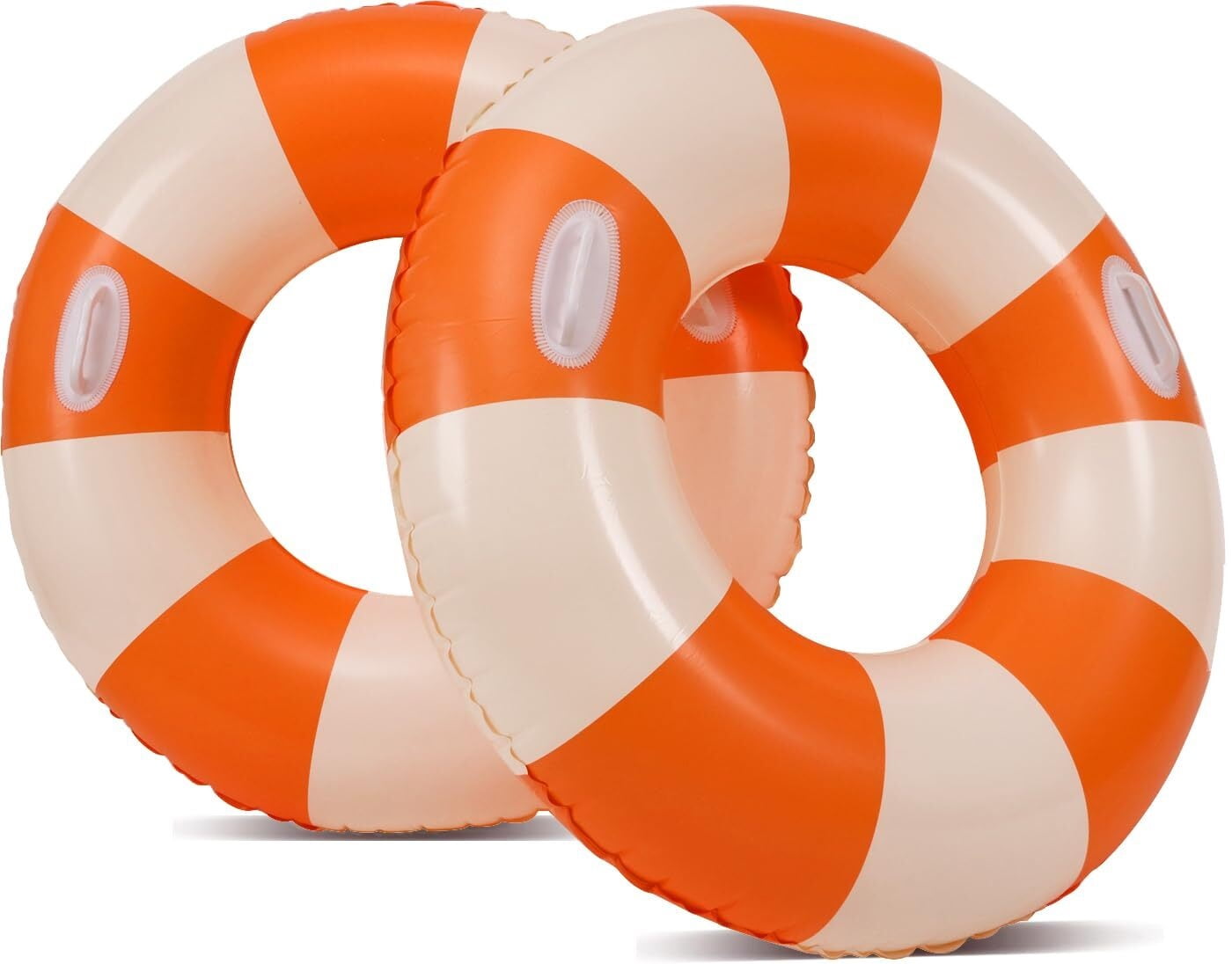 2PCS Extra Large Adult Hawaiian Swimming Rings 48 Inch Pool Tubes ...