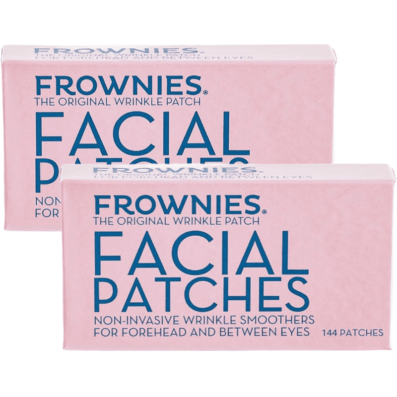 2PCS FROWNIES Forehead and Between the Eyes Facial Patches ...