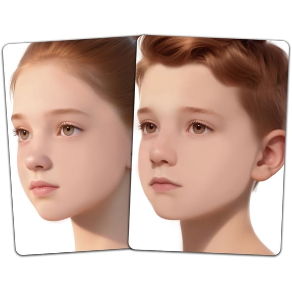 2PCS Face Painting Practice Board Reusable Makeup Practice Board Tool ...