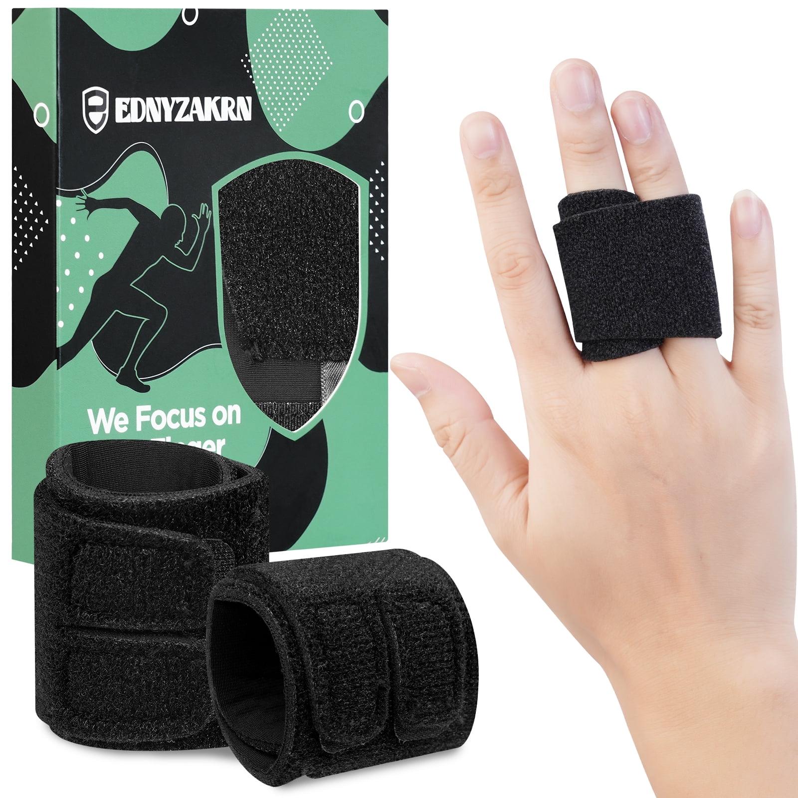 2PCS Finger Buddy Straps for Arthritis, Finger Brace for Sport ...