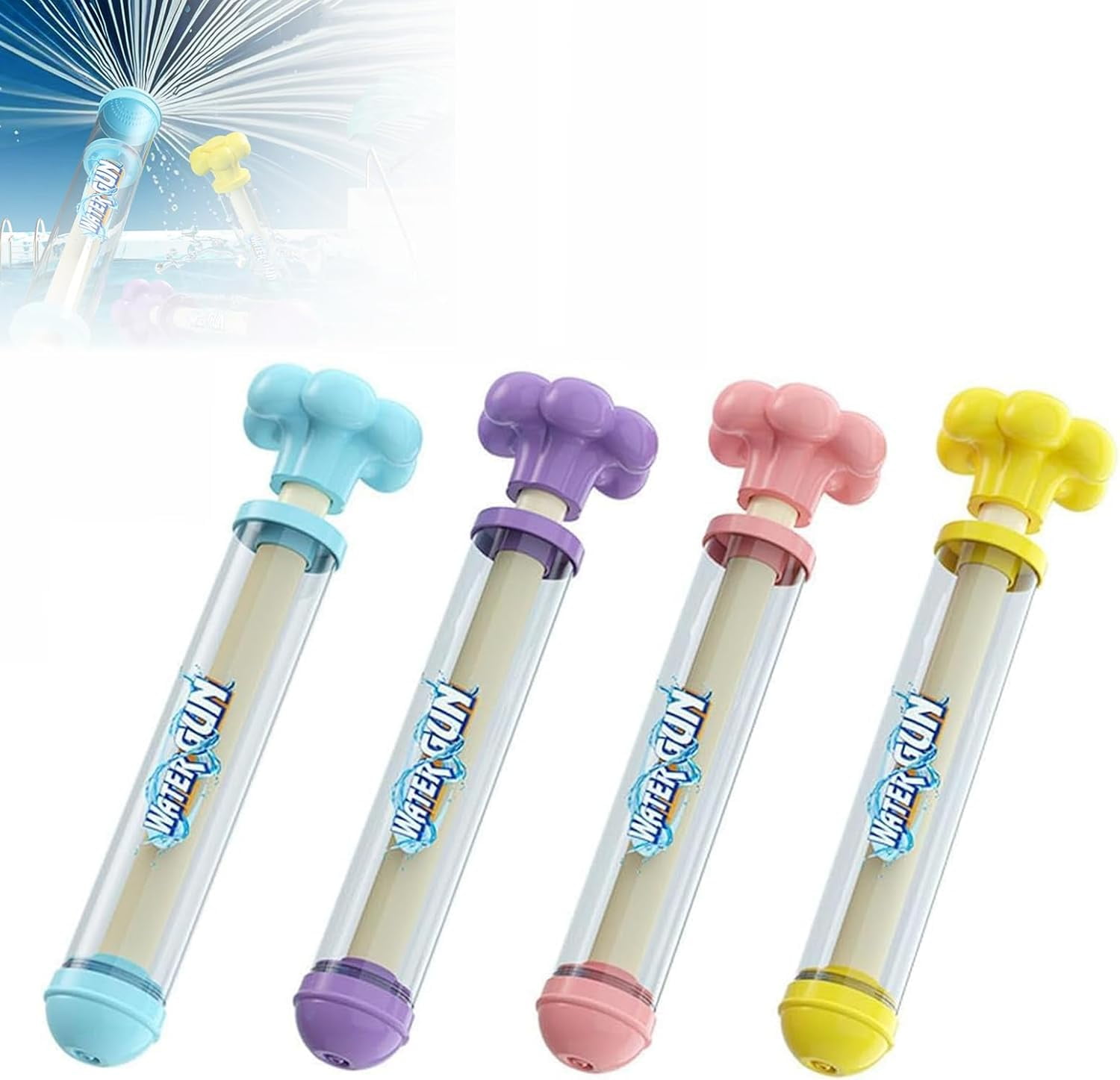 2PCS Firework Water Guns for Pool Parties, Romantic Fireworks Style ...