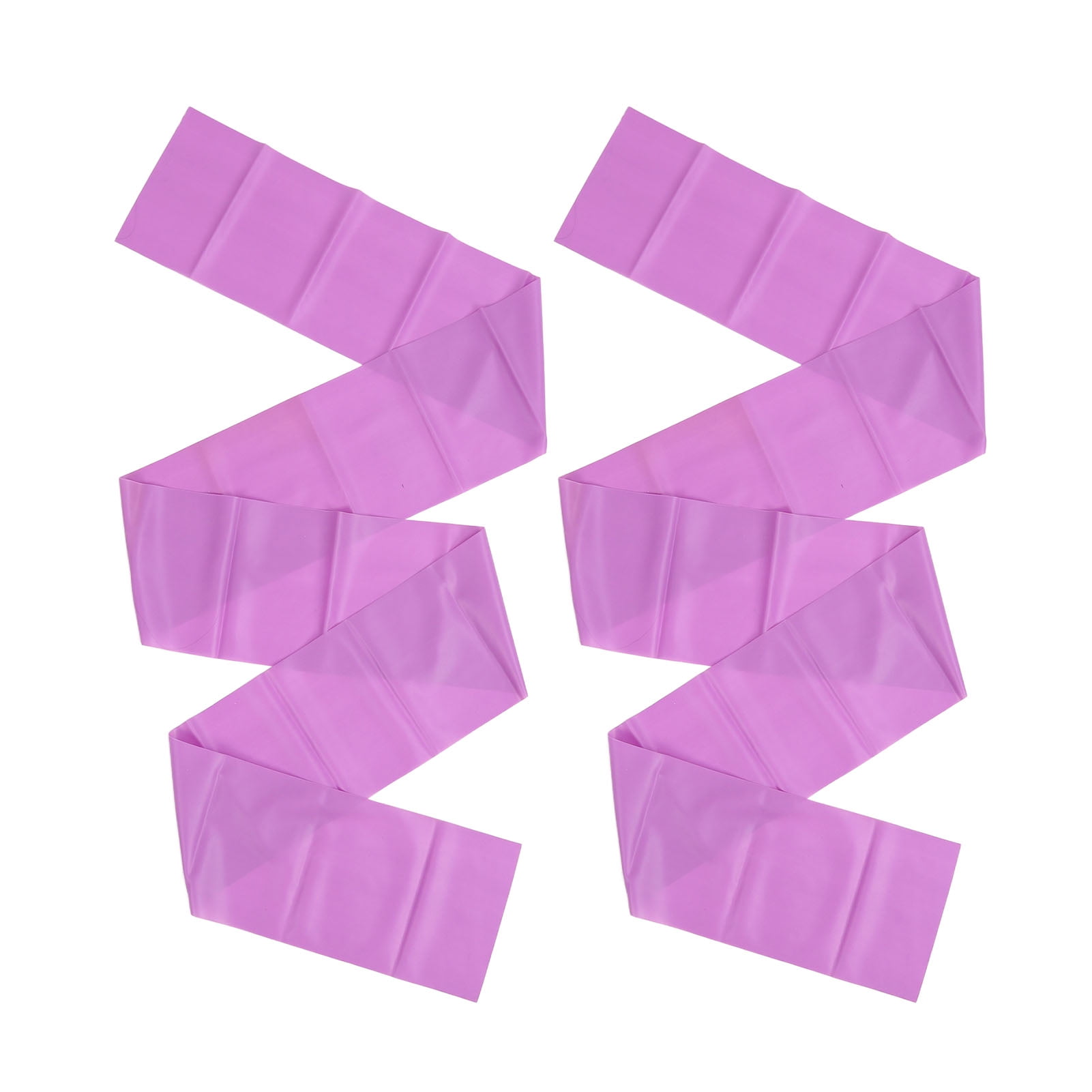 2PCS Fitness Resistance Bands Flexible Portable Elastic Exercise ...