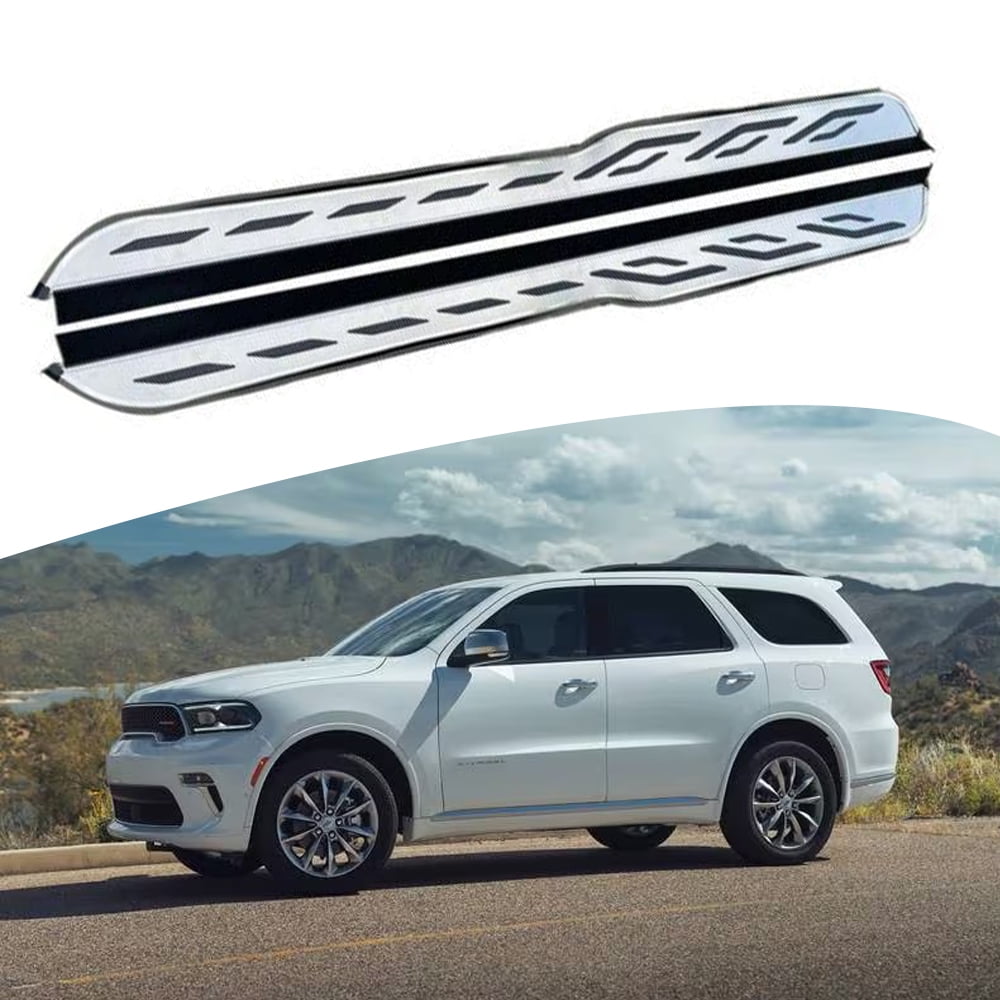 2PCS Fixed Running Boards Fits for Dodge Durango 2018-2025 Side Step ...