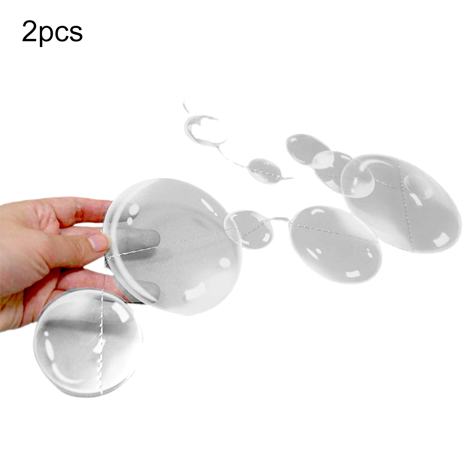 2PCS Flat Under the Sea Bubble Garland for Little Mermaid Party Decor ...