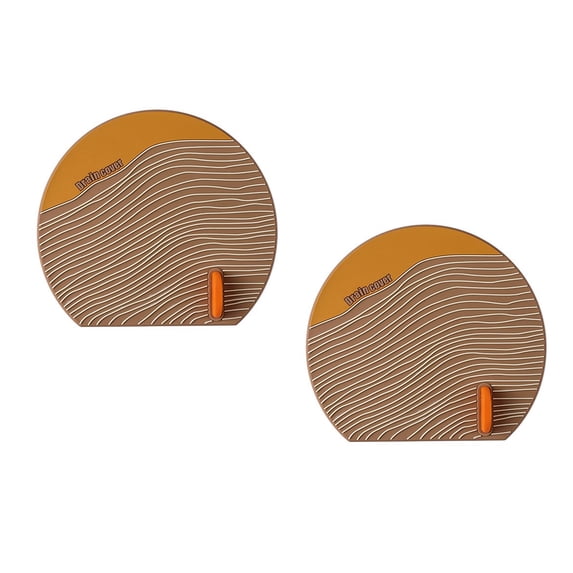 2PCS Flat Suction Silicone Drain Plug Hair Stopper for Bathtub and ...