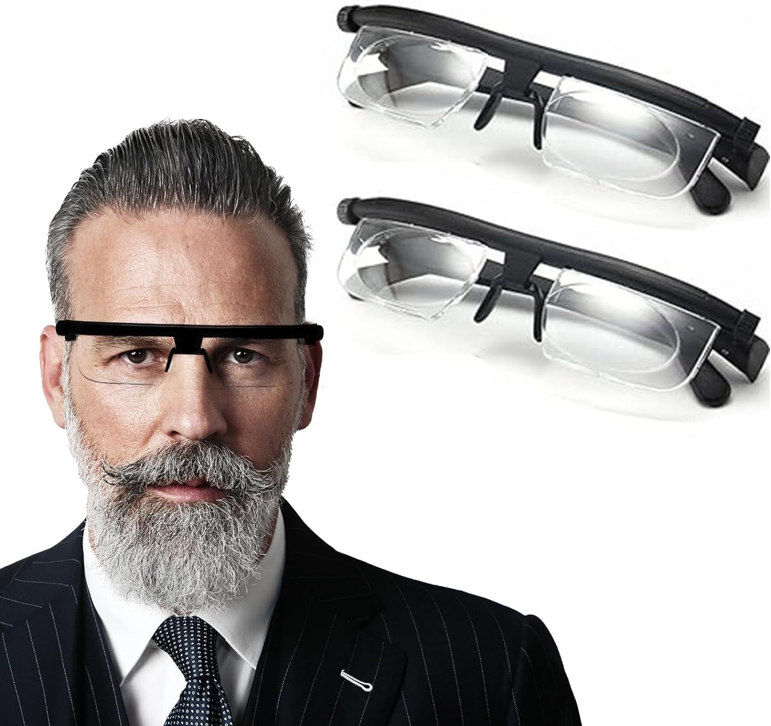 2PCS Flex Focal Adjustable Glasses - Style and Comfort Combined ...