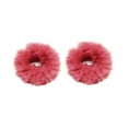 2PCS Fluffy Curly Hair Ties for Girls and Women, Soft Elastic Ponytail ...