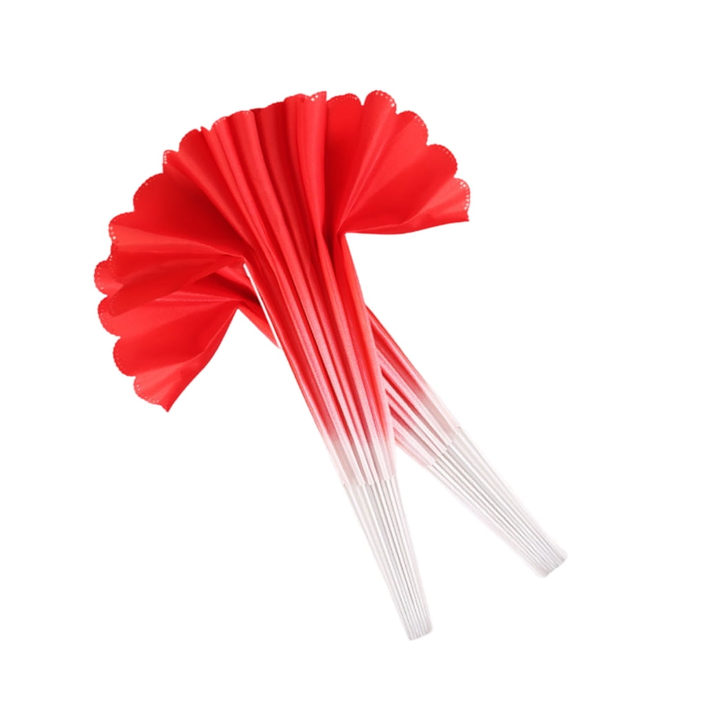 2PCS Foldable Fans Lightweight Chinese Folk Dance Fan Color Gradation ...