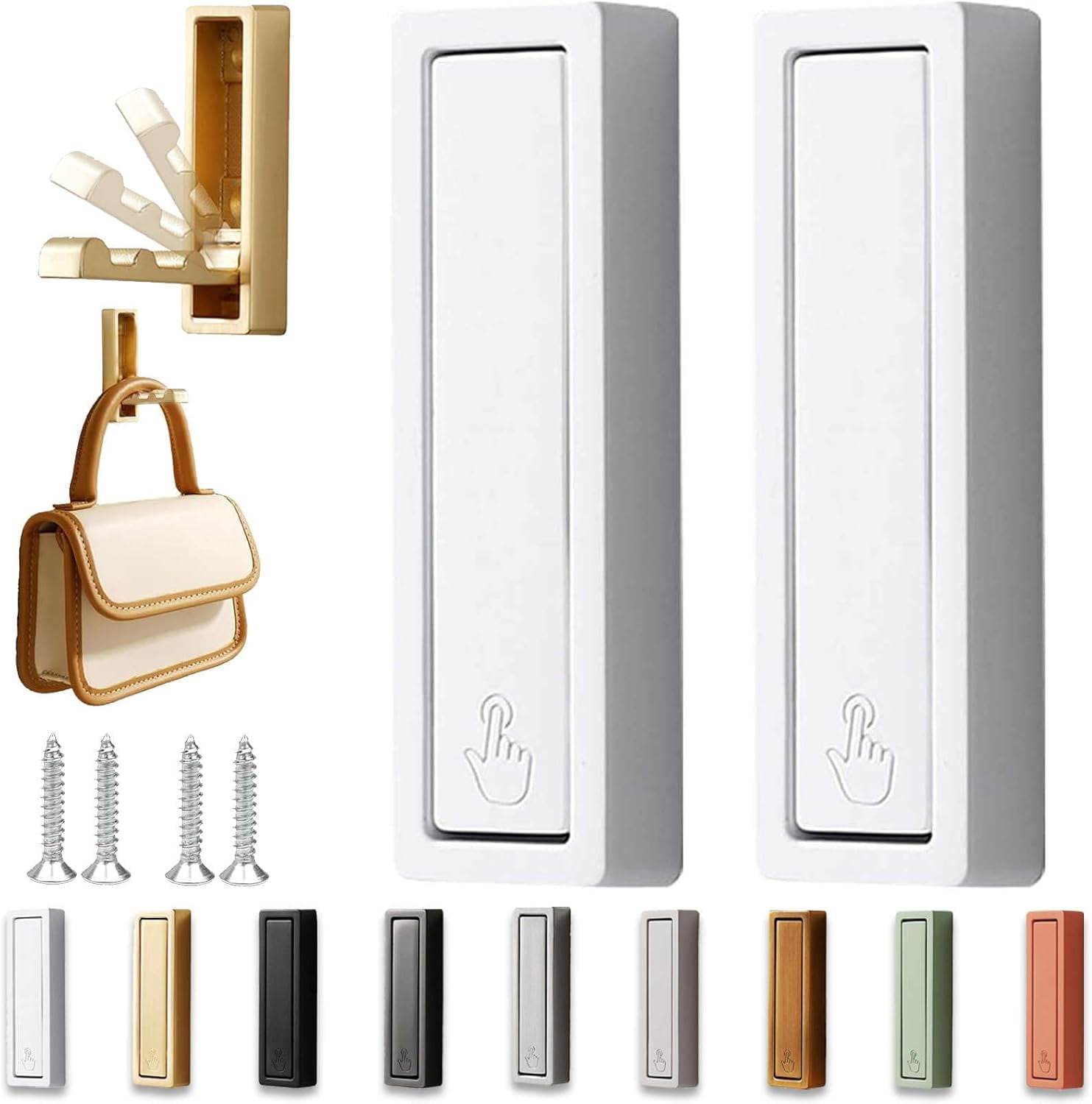 2PCS Folding Wall Hooks, Foldable Coat Hooks Heavy Duty Foldable Hook ...