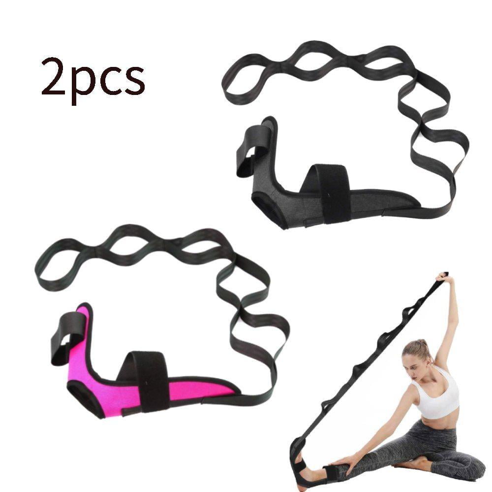 2PCS Foot and Calf Stretcher-Stretching Strap for Plantar Fasciitis ...