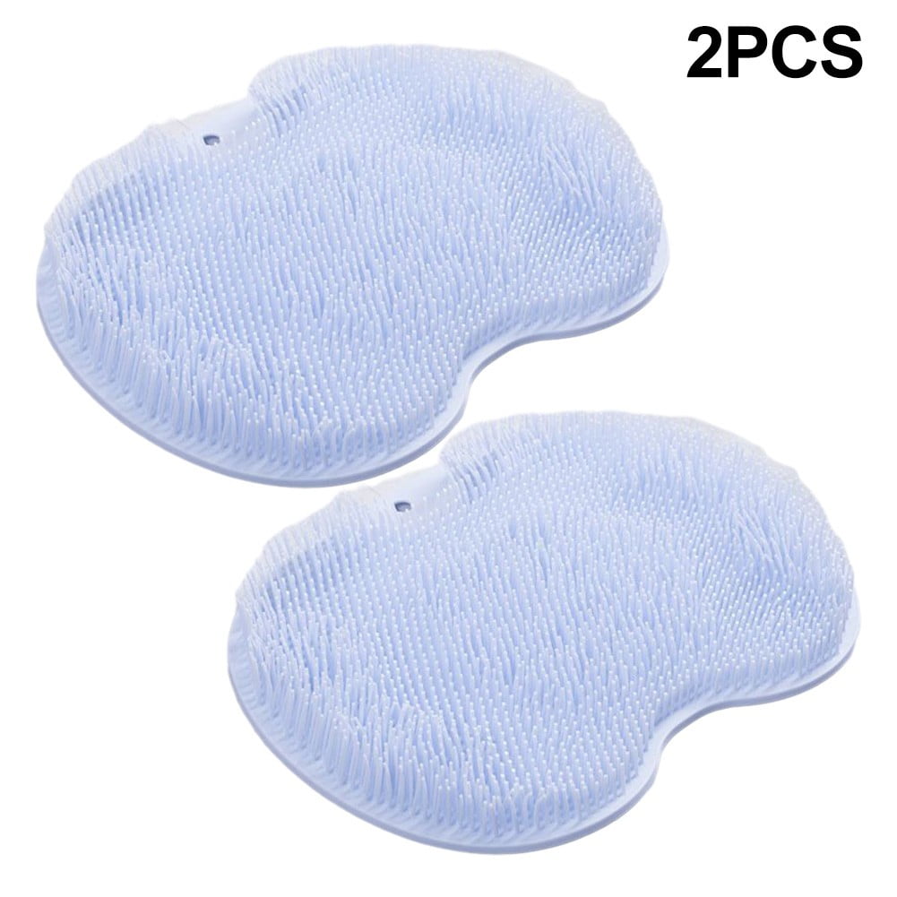 2PCS Foot Scrubber Mat, Exfoliating Feet and Back, Space-Saving Wall ...