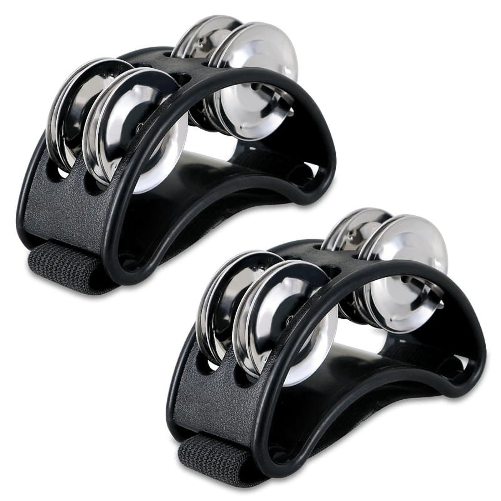 2PCS Foot Tambourine Percussion, Musical Instrument Percussion Pedal ...