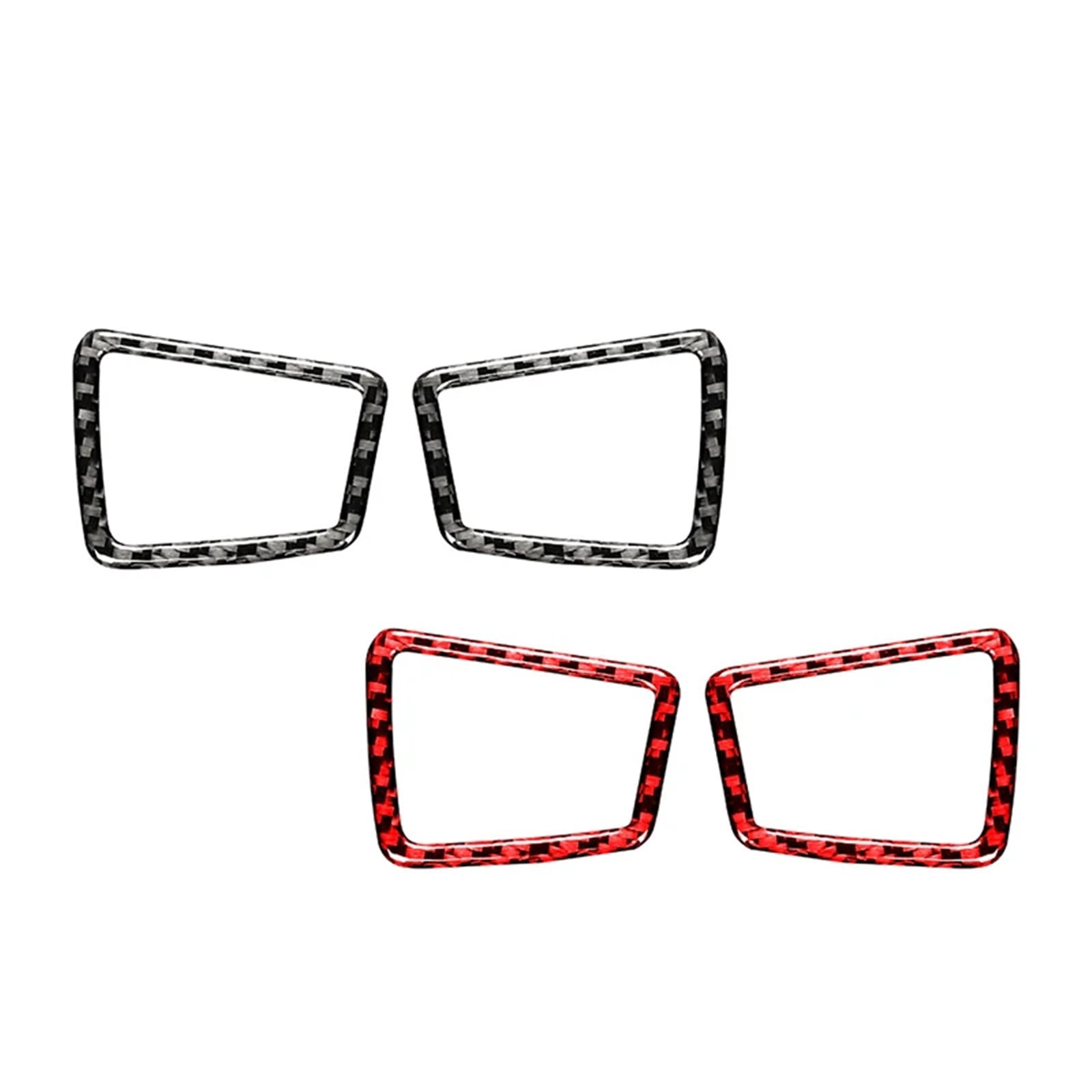 2PCS For Explorer Carbon Fiber Auto Interior Instrument Panel Air ...