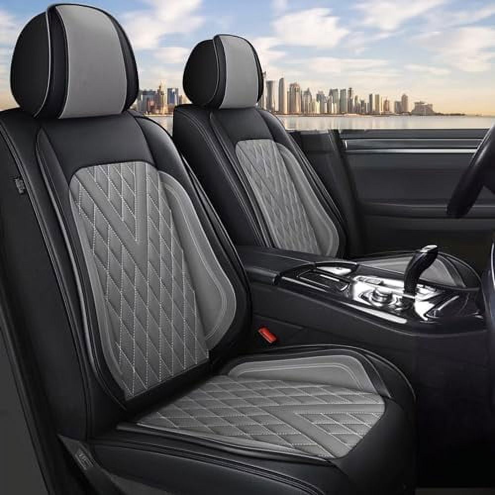 2PCS Front Car Seat Covers Fit for Toyota 4Runner 2003-2024 Faux ...