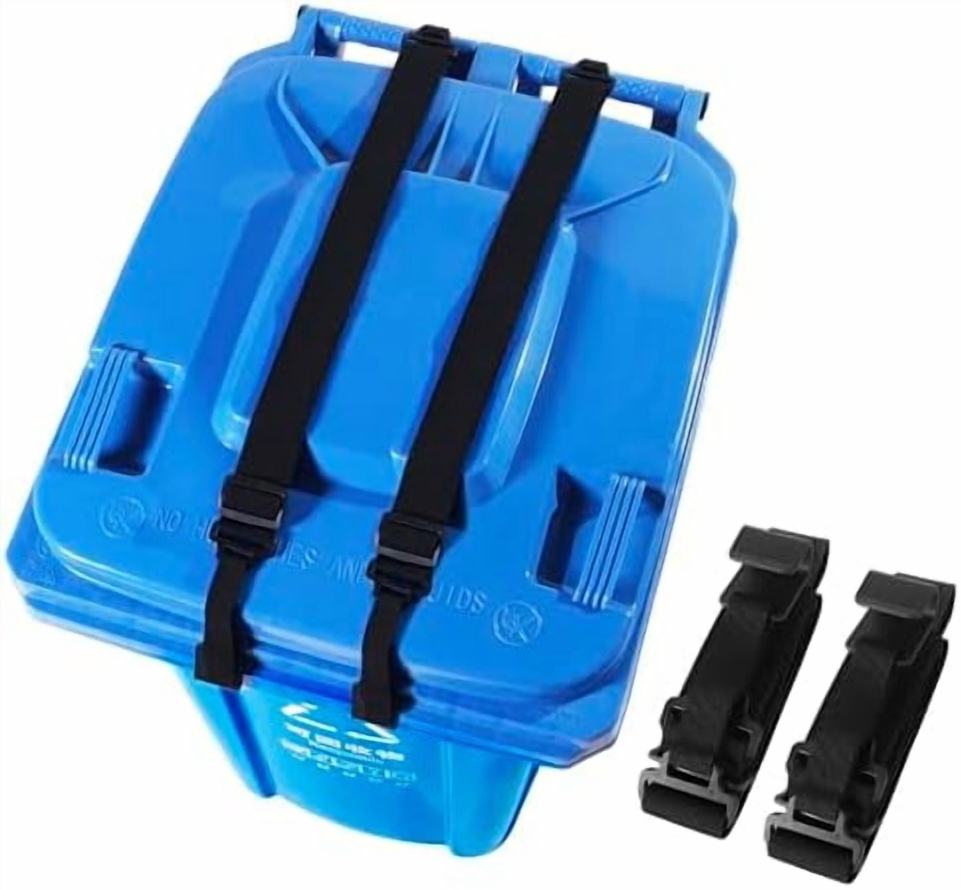 2PCS Garbage Can Locks for Animals, Adjustable Trash Can Lid Lock ...