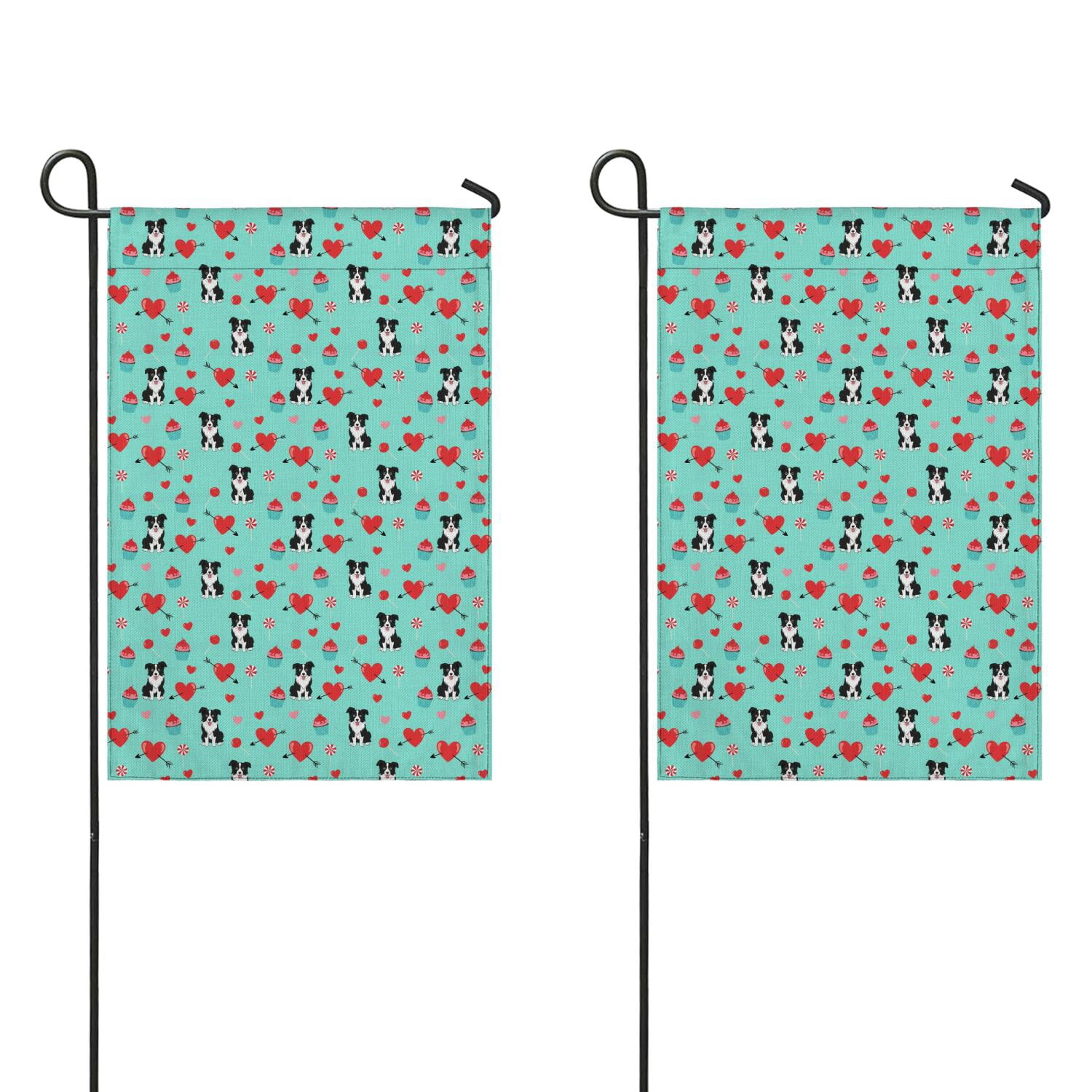 2PCS Garden Flag Set, Double-Sided 12x18 Inch, Outdoor Holiday Flag ...