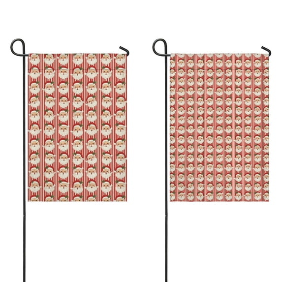 2PCS Garden Flag Set, Double-Sided 12x18 Inch, Outdoor Holiday Flag ...
