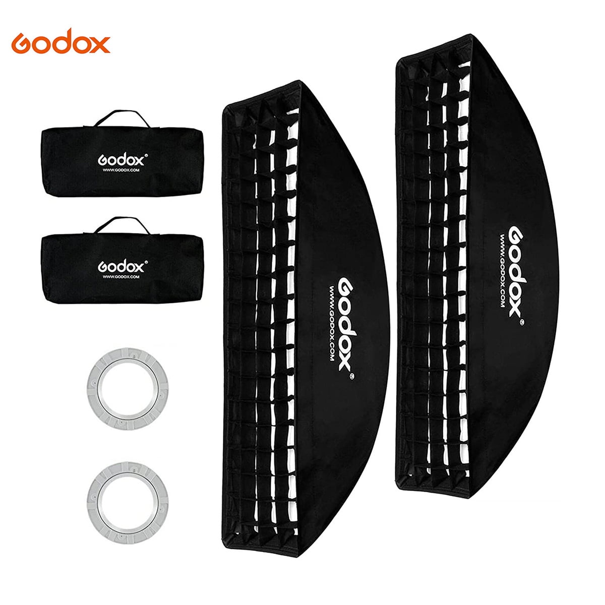 Free Shipping! 2PCS Godox 12"x 47"/30x120cm Softbox Reflector Modifier ...