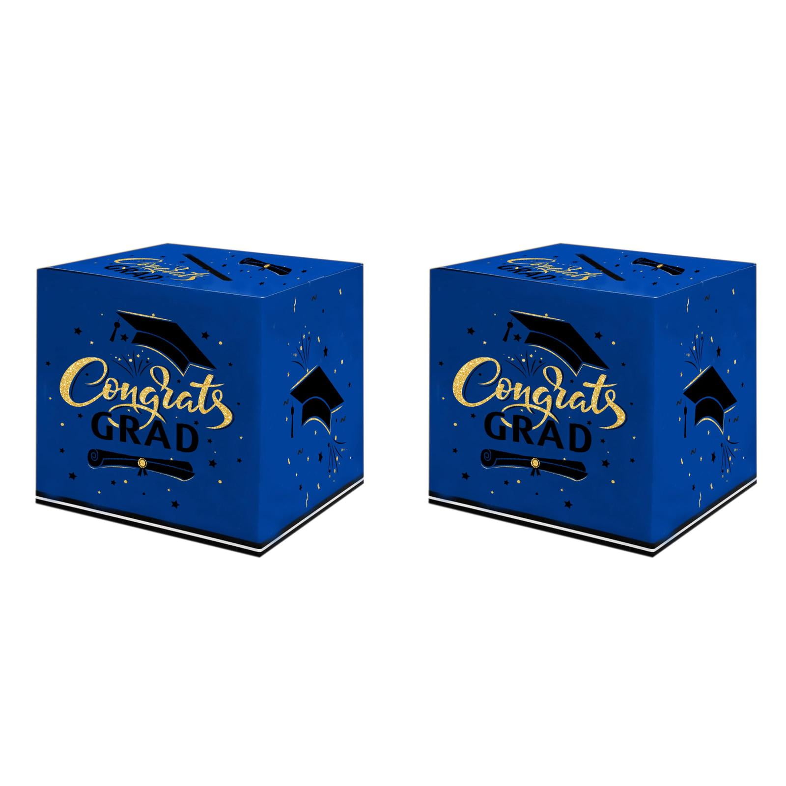 2PCS Graduation Card & Money Box 2025 - Foldable Congrats Grad Holder ...