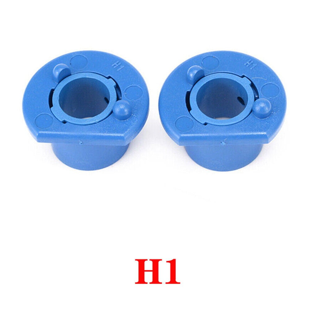 2PCS H1 H4 Car LED Headlight Lamp Bulb Base Adapter Sockets Retainer ...
