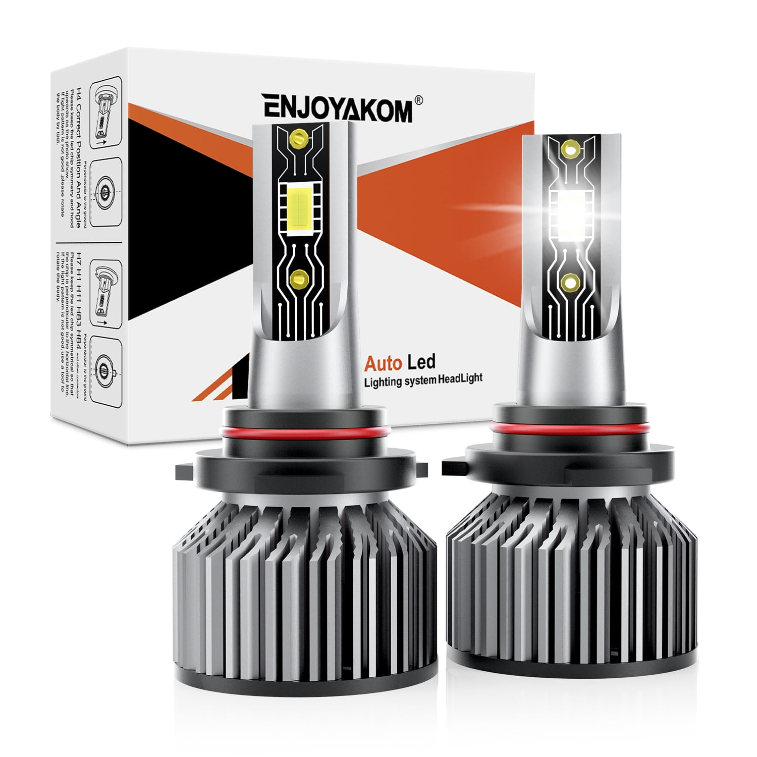 2PCS HB3 9005 LED Bulbs For Acura Integra 1991-2001 12000LM 6000K ...