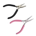 2PCS Half Round Nose Pliers with Nonslip Grip Suitable for Jewelry ...