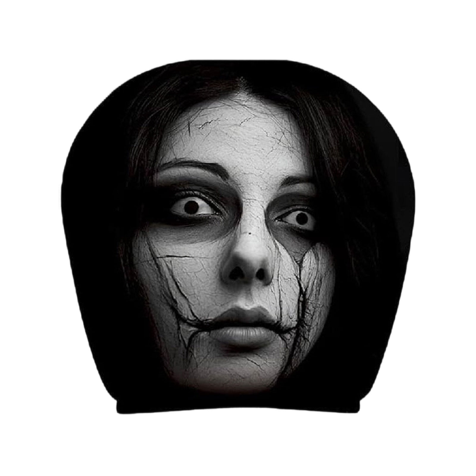 2PCS Halloween Car Headrest Cover, Scary Face Printing Car Seat ...