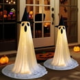 2PCS Halloween Ghosts Decorations Outdoor/Indoor, Large Adjustable ...