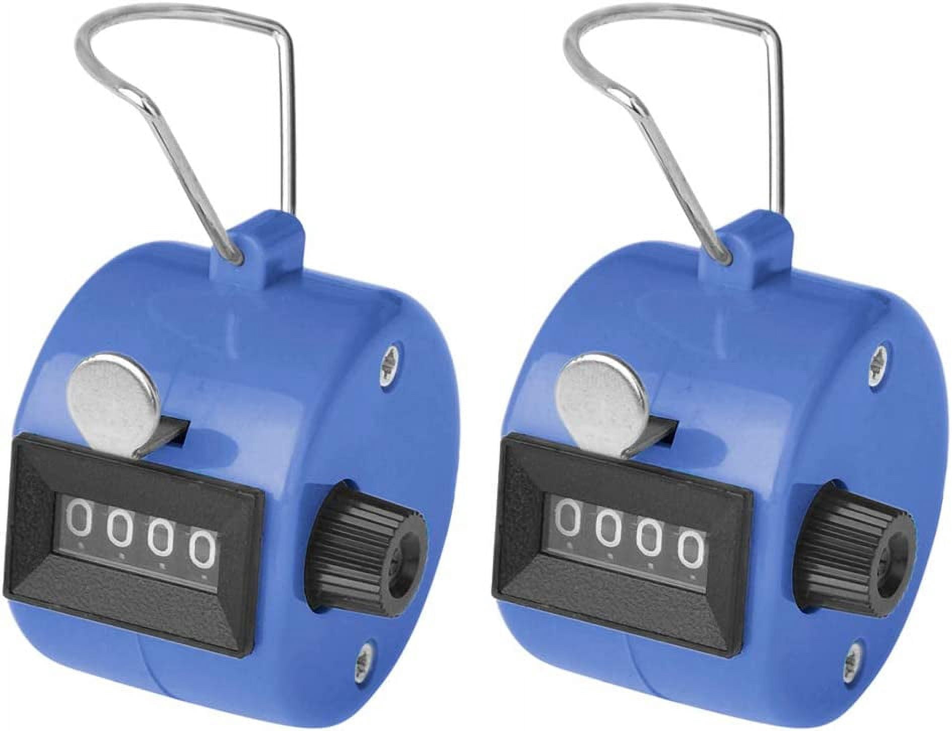 2PCS Hand Tally Counters, 4 Digital ABS Click Counter for Sport Stadium ...