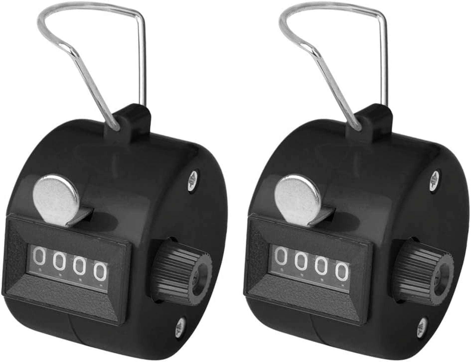 2PCS Hand Tally Counters, 4 Digital ABS Click Counter for Sport Stadium ...