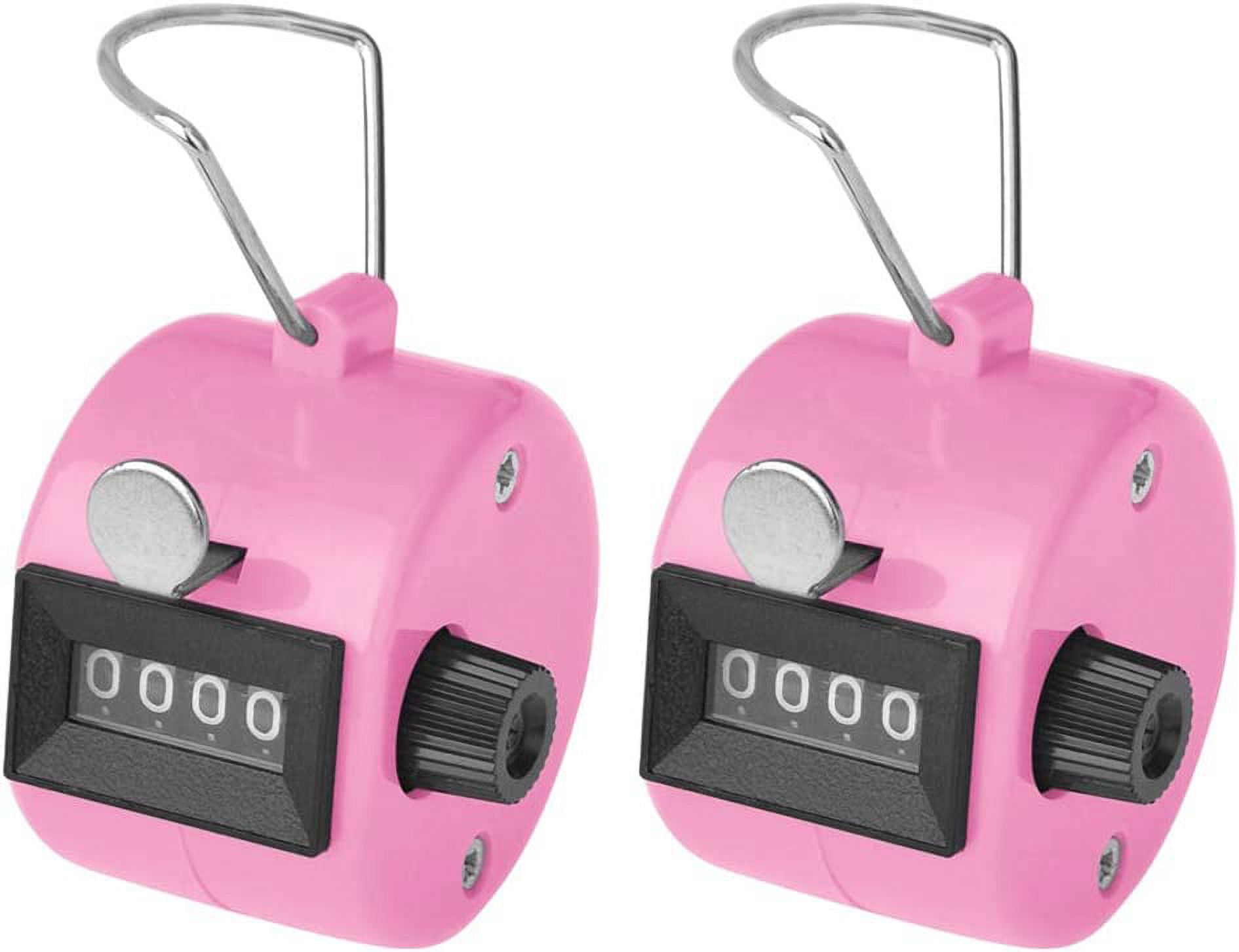 2PCS Hand Tally Counters, 4 Digital ABS Click Counter for Sport Stadium ...