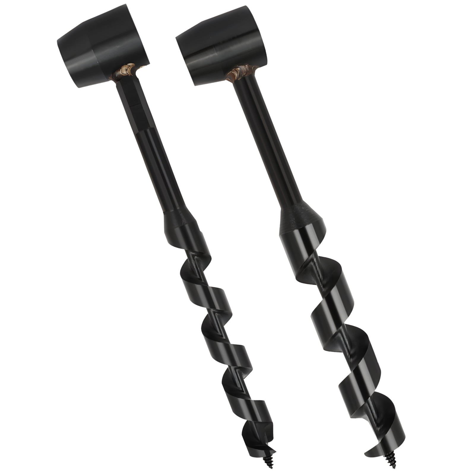 2PCS Hand Wood Auger Drill Bits, 0.75" & 1" Carbon Steel Manual Scotch ...