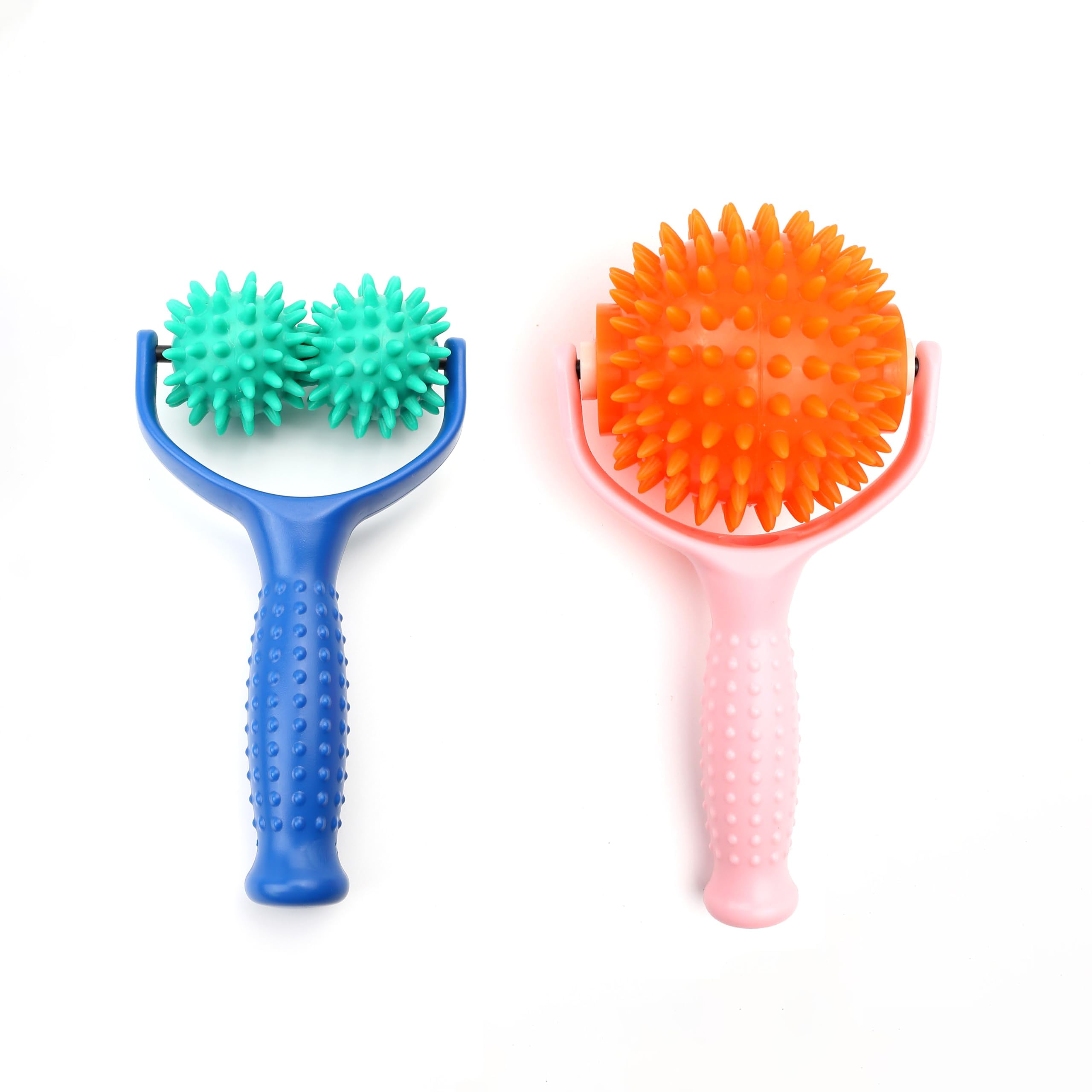 2PCS Handheld Spiky Massage Balls Rollers Compact and Portable Muscle ...