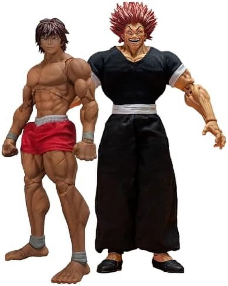 2PCS Hanma Yujiro Action Figure Anime Figure Yujiro Statue Model ...