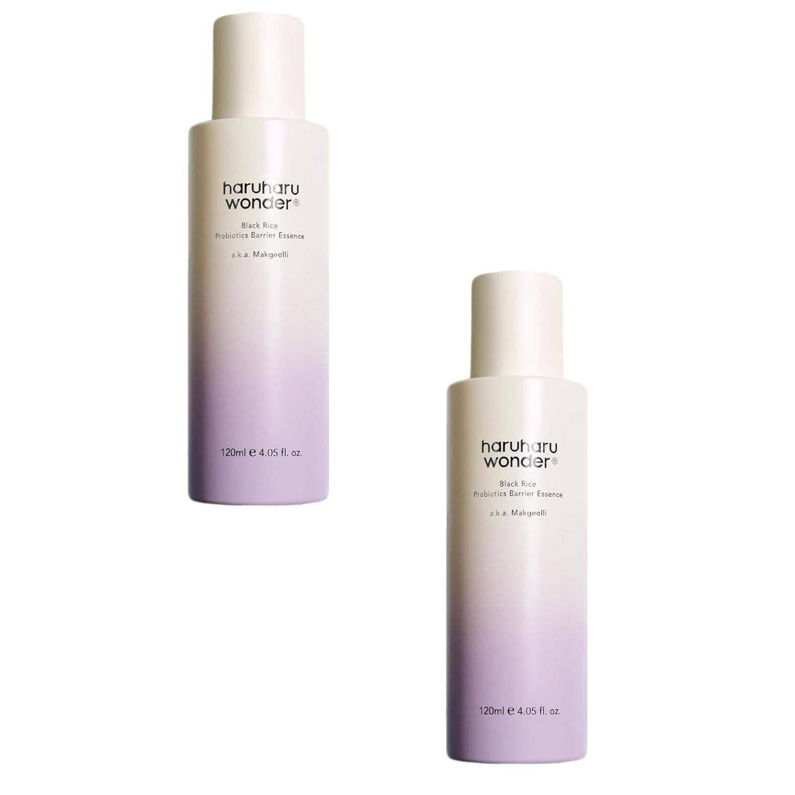 2PCS Haruharu Wonder Black Rice Probiotics Barrier Essence 4.05 fl. oz ...