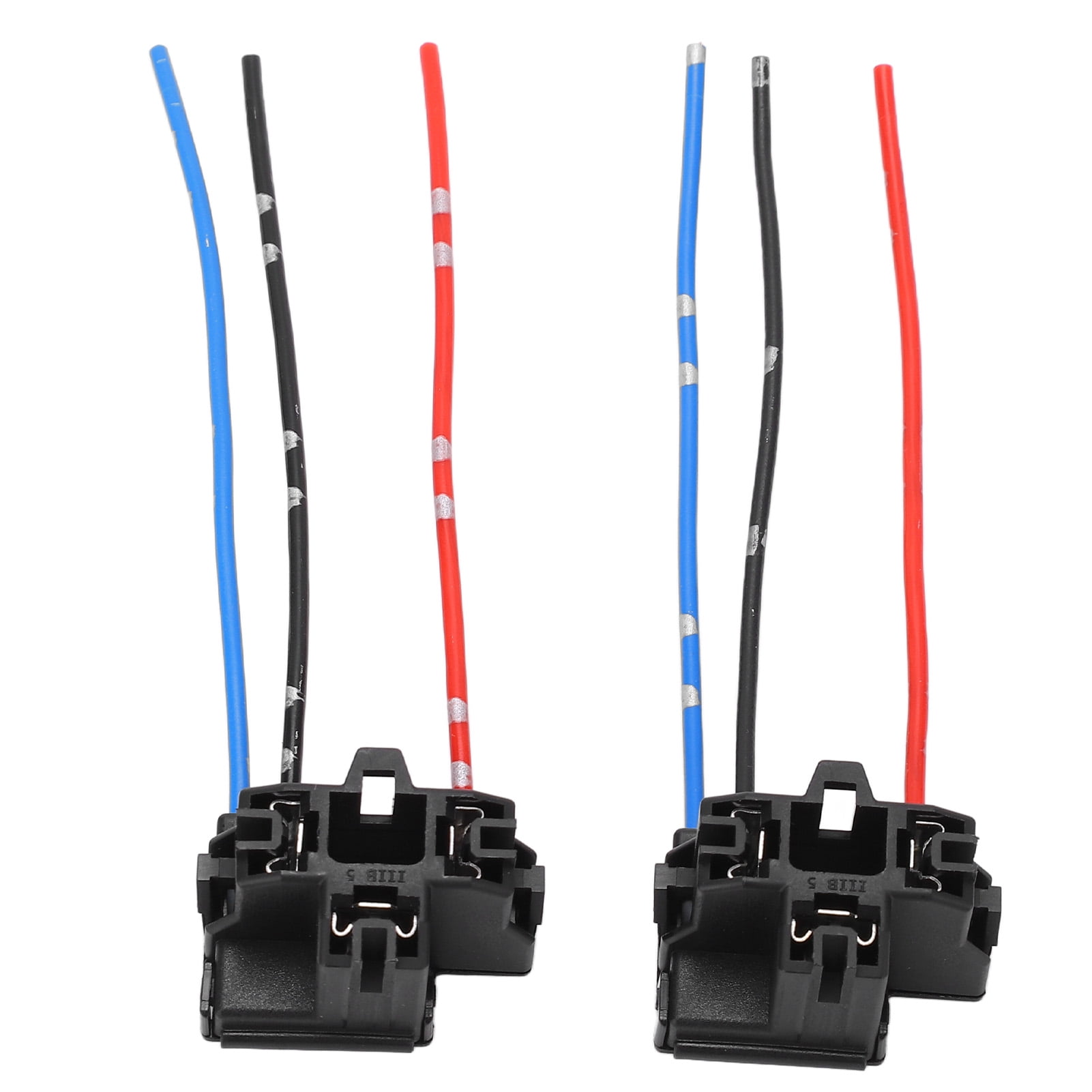 2PCS Headlight Harness Socket Female Adapter Harness Socket LED Bulb ...