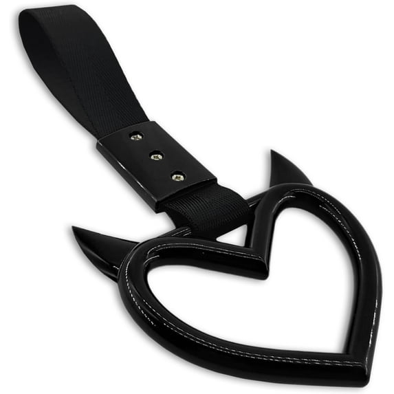 2PCS Heart shaped Car Handle Straps, Heart Car Accessories, Ring Hearts ...