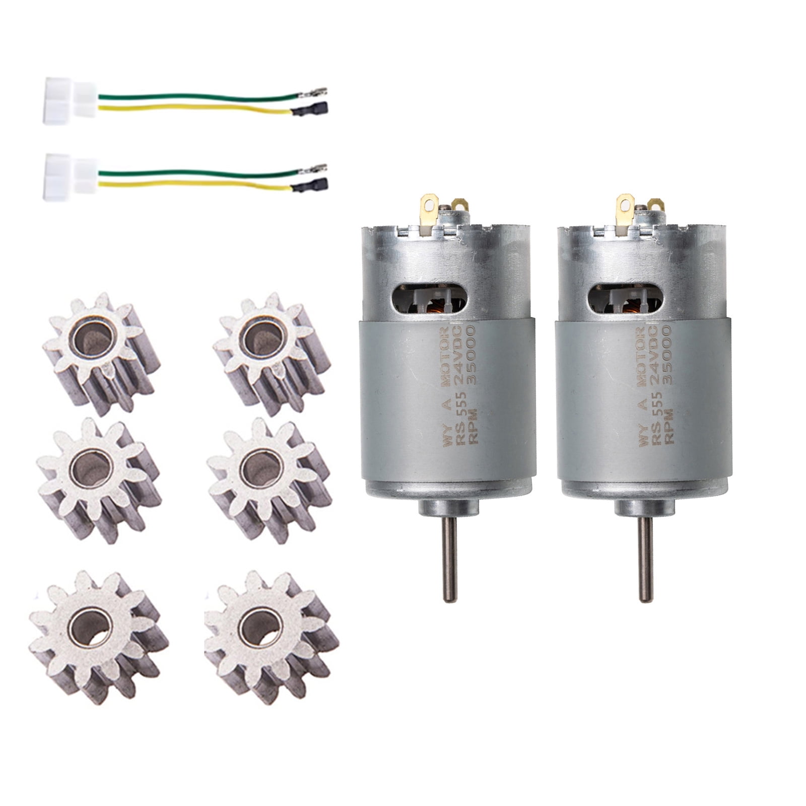 2PCS Heavy Duty Electric Drive Motor For Toy Ride On Car 24V High ...