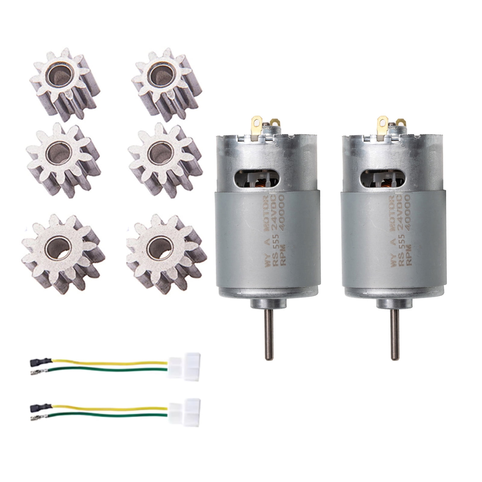 2PCS Heavy Duty Electric Drive Motor For Toy Ride On Car 24V High ...