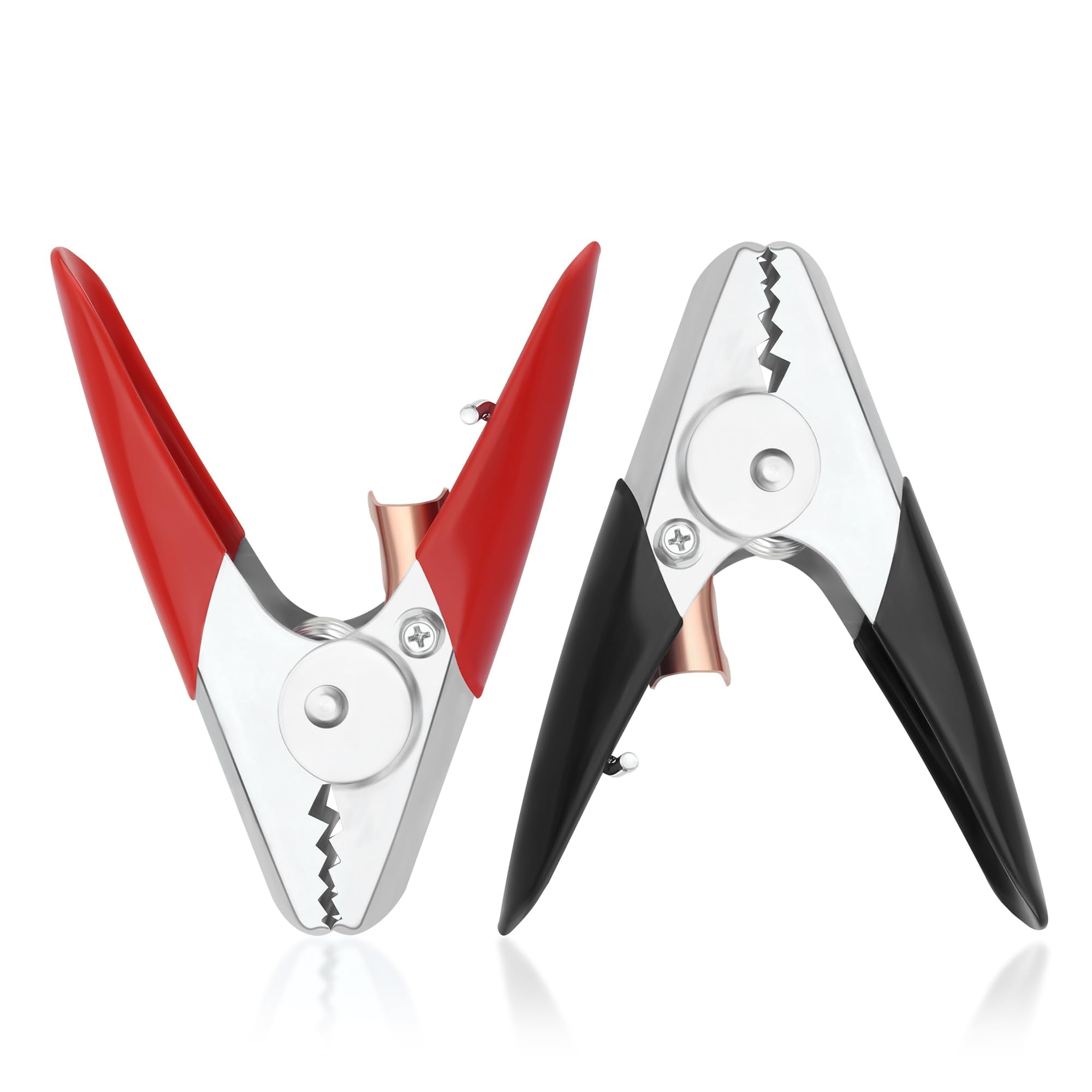 2PCS Heavy Duty Jumper Cable Clamps,600A 12V Battery Charger Clamps ...