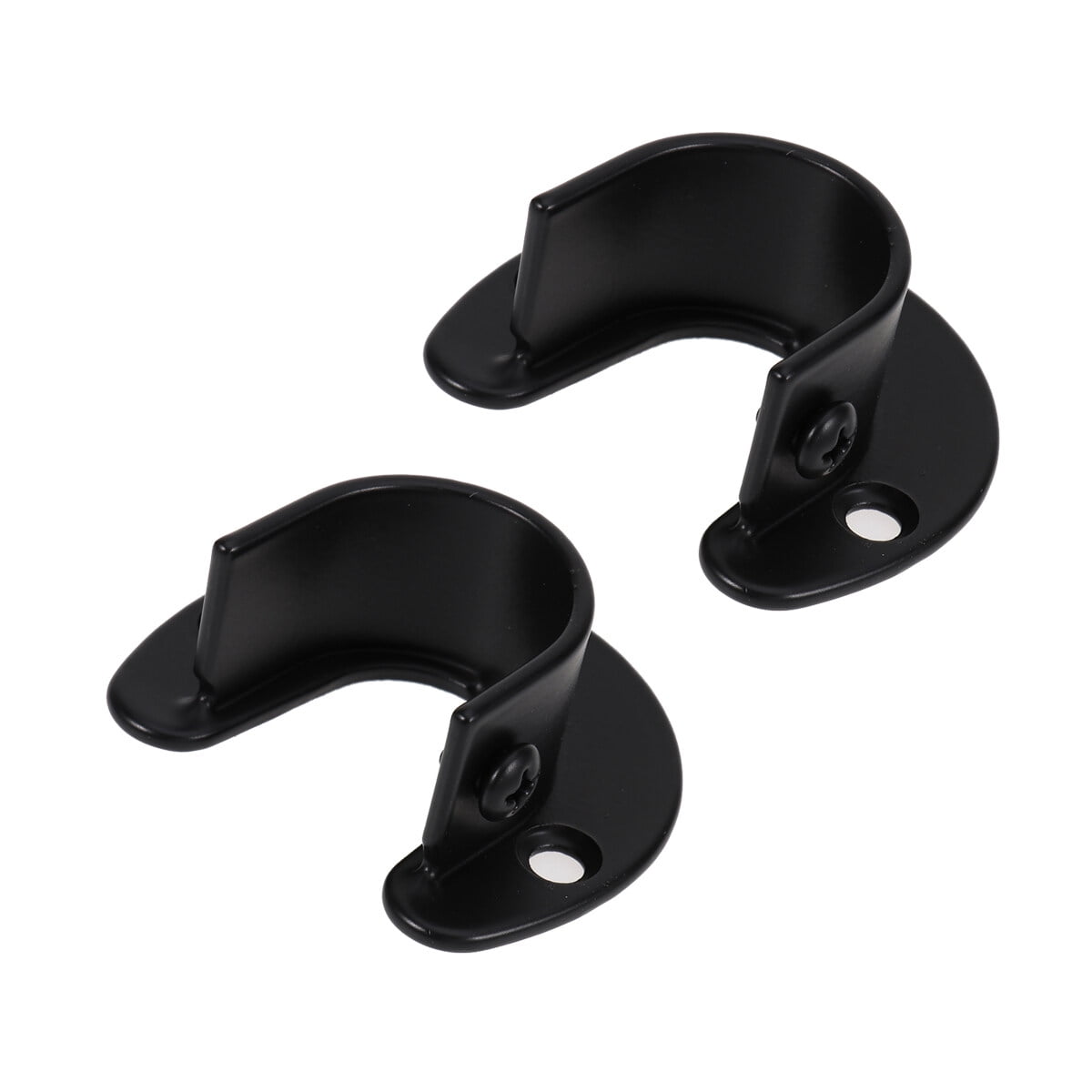 2PCS Heavy Duty Ringent Stainless Steel Coloset Pole Socket with Screws ...