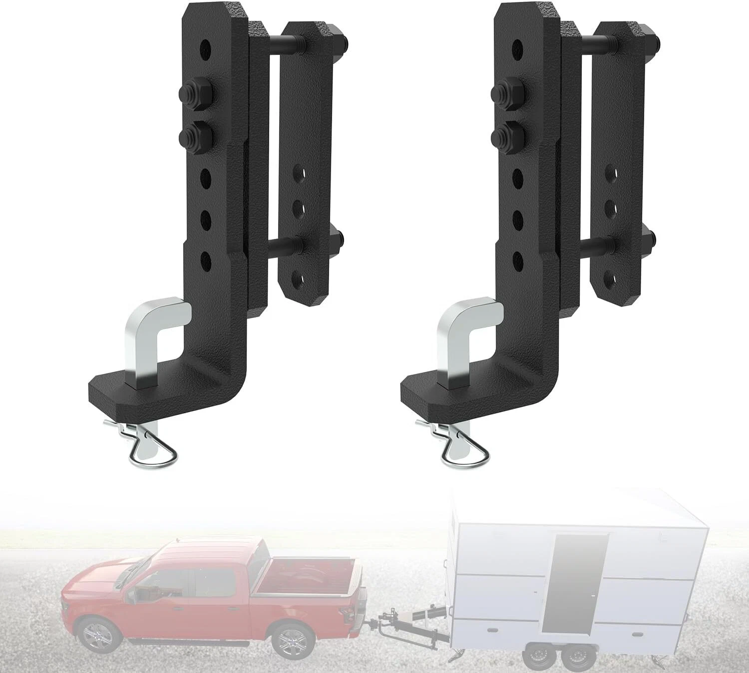2PCS Heavy Duty Trailer Sway Control Bracket for Equalizer Hitch Weight ...
