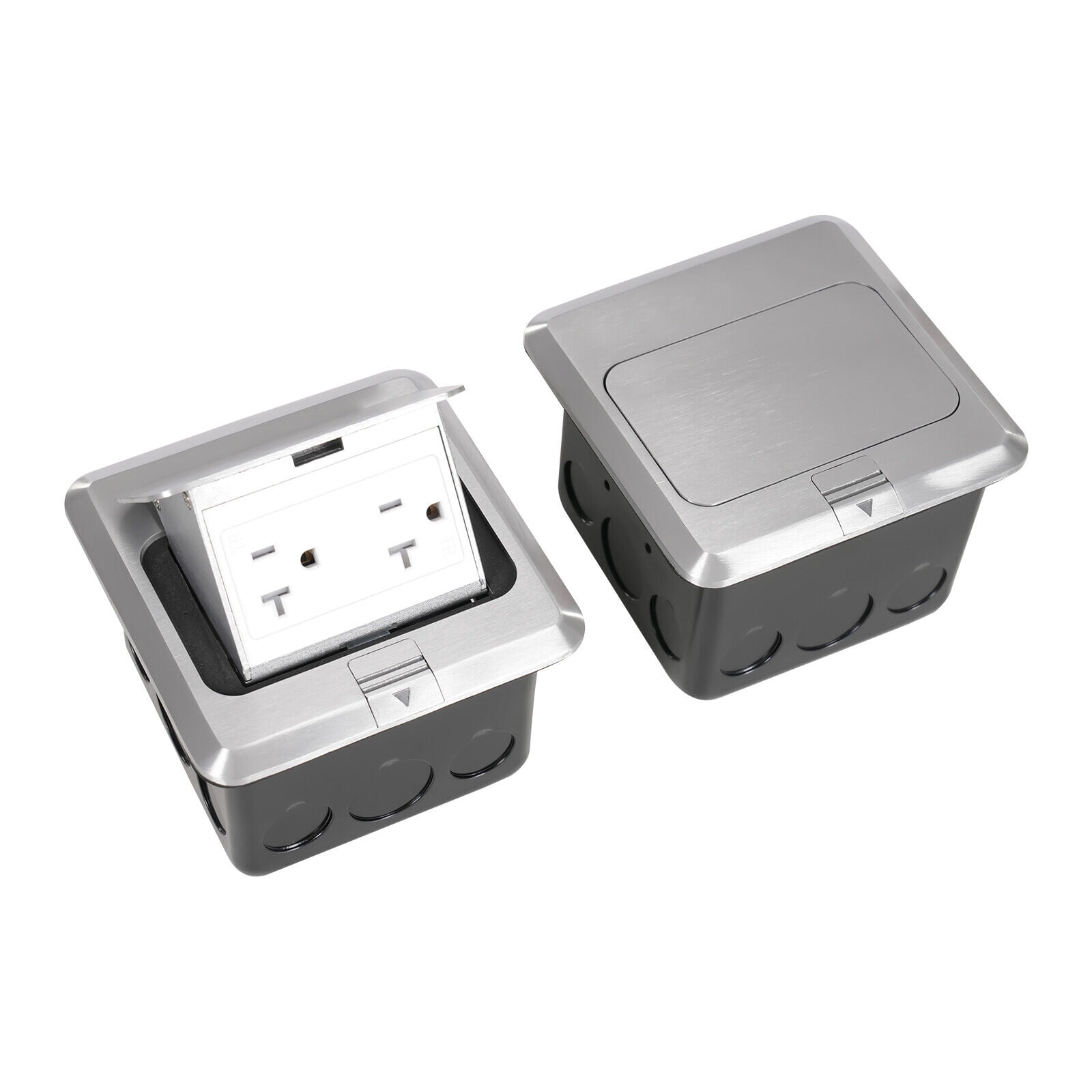 2PCS Hidden Socket Home Pop-Up Floor Sockets, Pop Up Floor Outlet ...