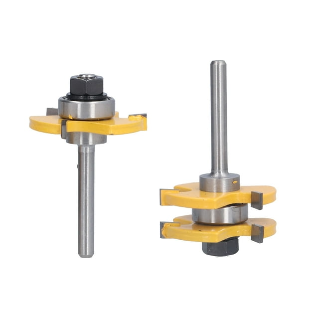 2PCS High-Speed Steel Wood Milling Cutters for DIY Woodworking ...