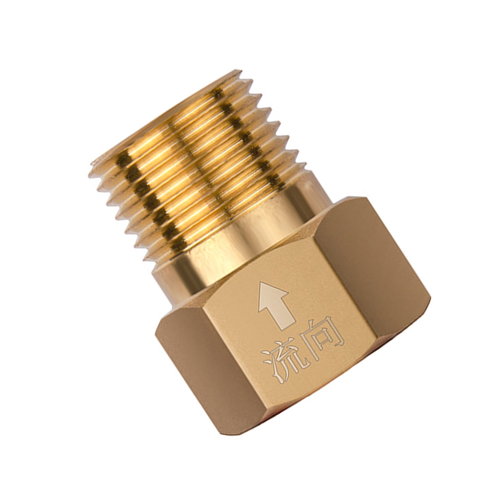 2PCS High Temperature Brass Not Return Valves G1/2 Inch Threaded ...
